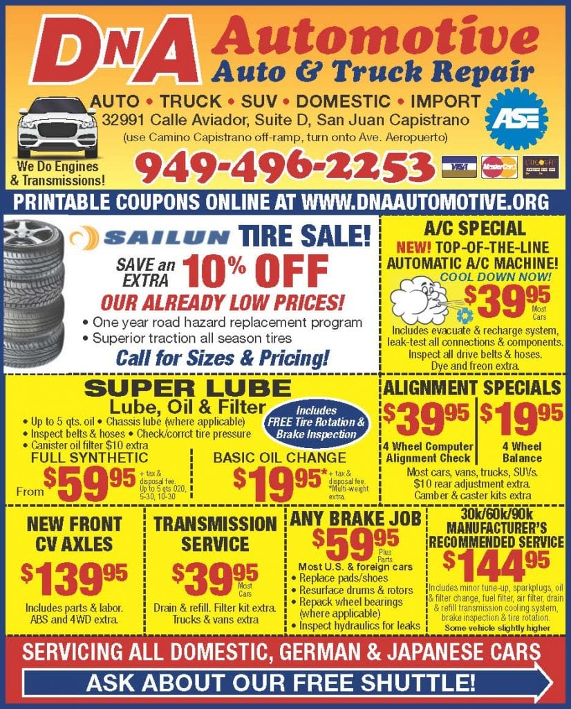 DNA Automotive in San Juan Capistrano | My Local OC